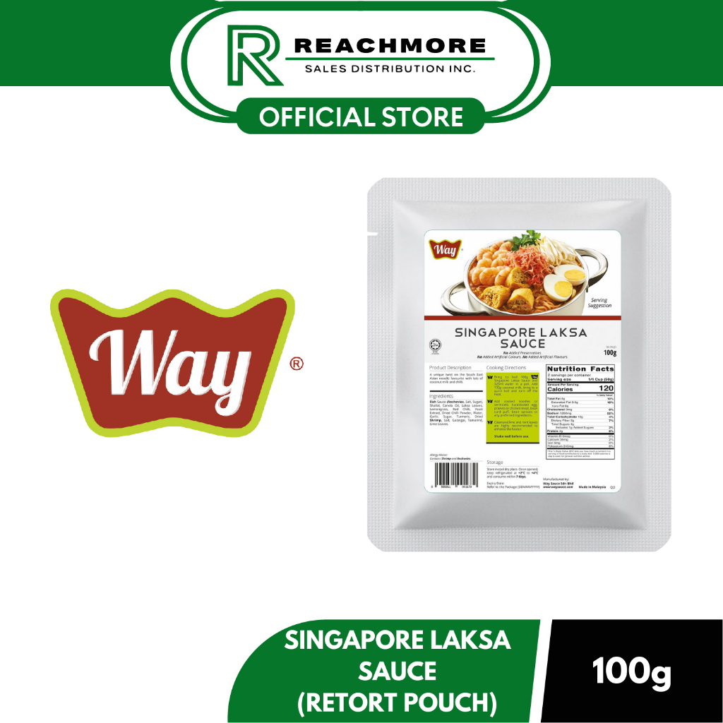 Way Singapore Laksa Sauce 100g Pouch | Shopee Philippines