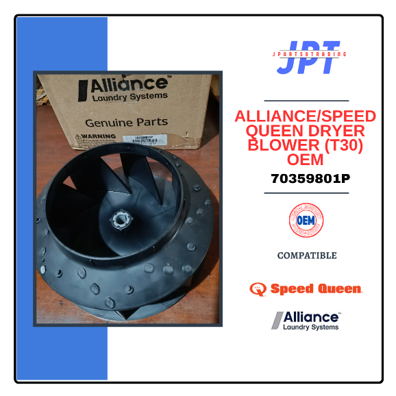 Alliance/Speed Queen Dryer Blower #70359801P (T30) OEM | Shopee Philippines