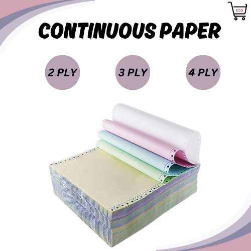 2ply, 3ply, 4ply Carbonless Continuous Computer Form 9.5X11inches | 9.5 ...