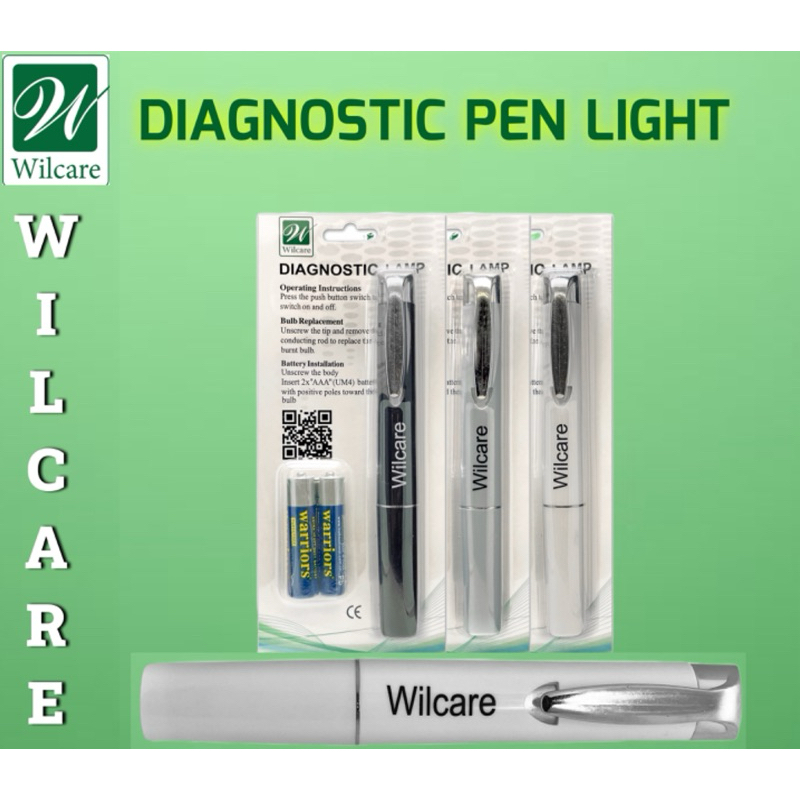 Wilcare Penlight Medical Grade Examination Light (Pen Type) | Shopee ...