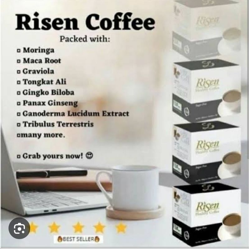 Risen Coffee Dreamlife 10 sachets/box 180gms | Shopee Philippines