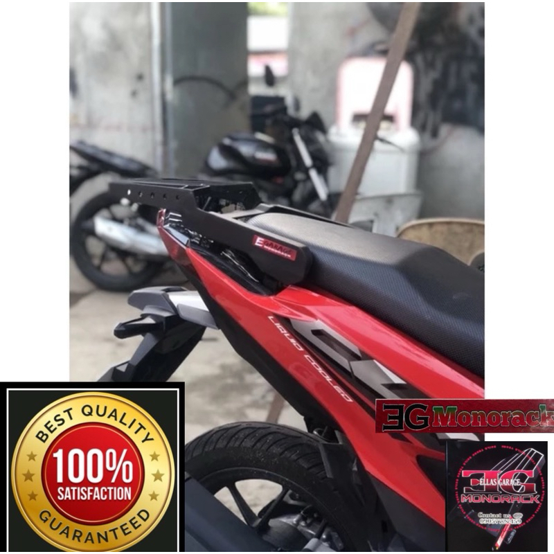 honda click 125/150 top box bracket heavy duty powder coated | Shopee ...