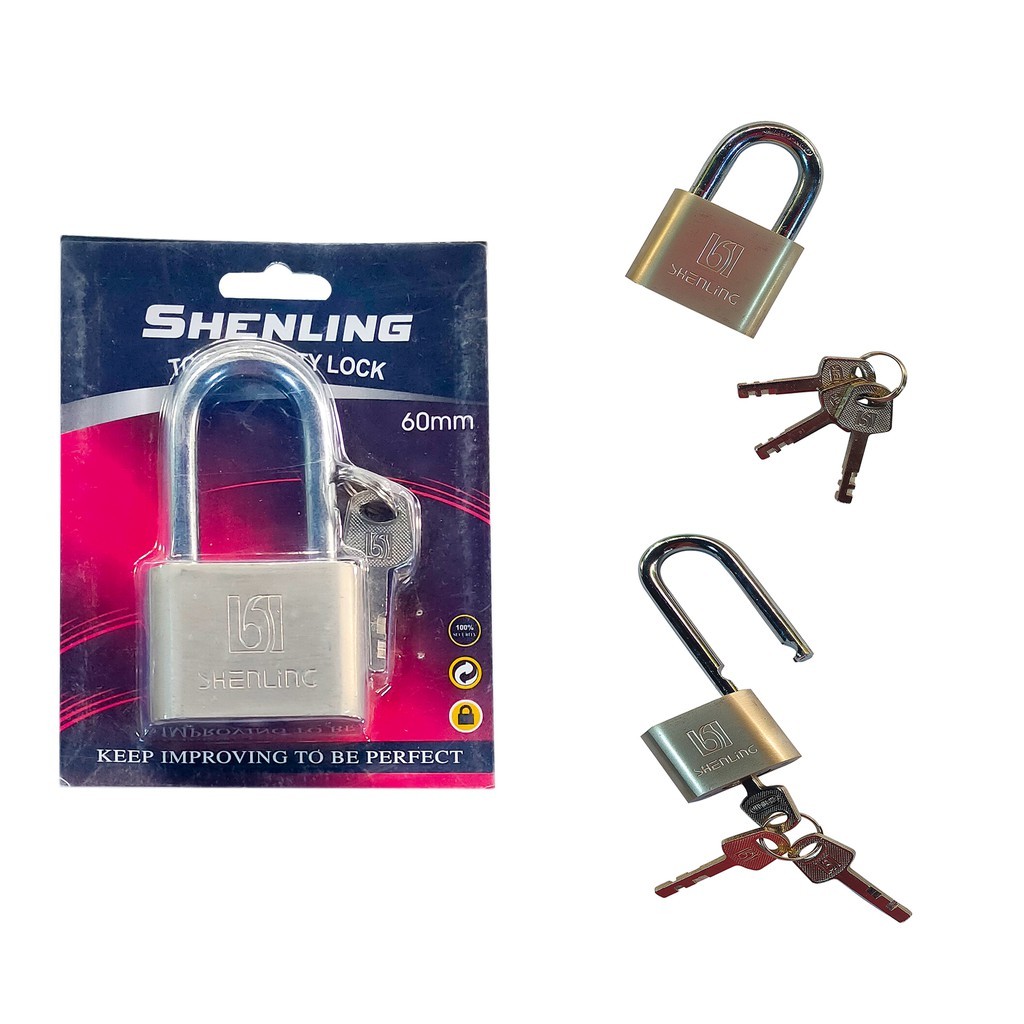 WiseNanay Padlock w/ 3 Keys - Pad Lock Set Kandado | Shopee Philippines