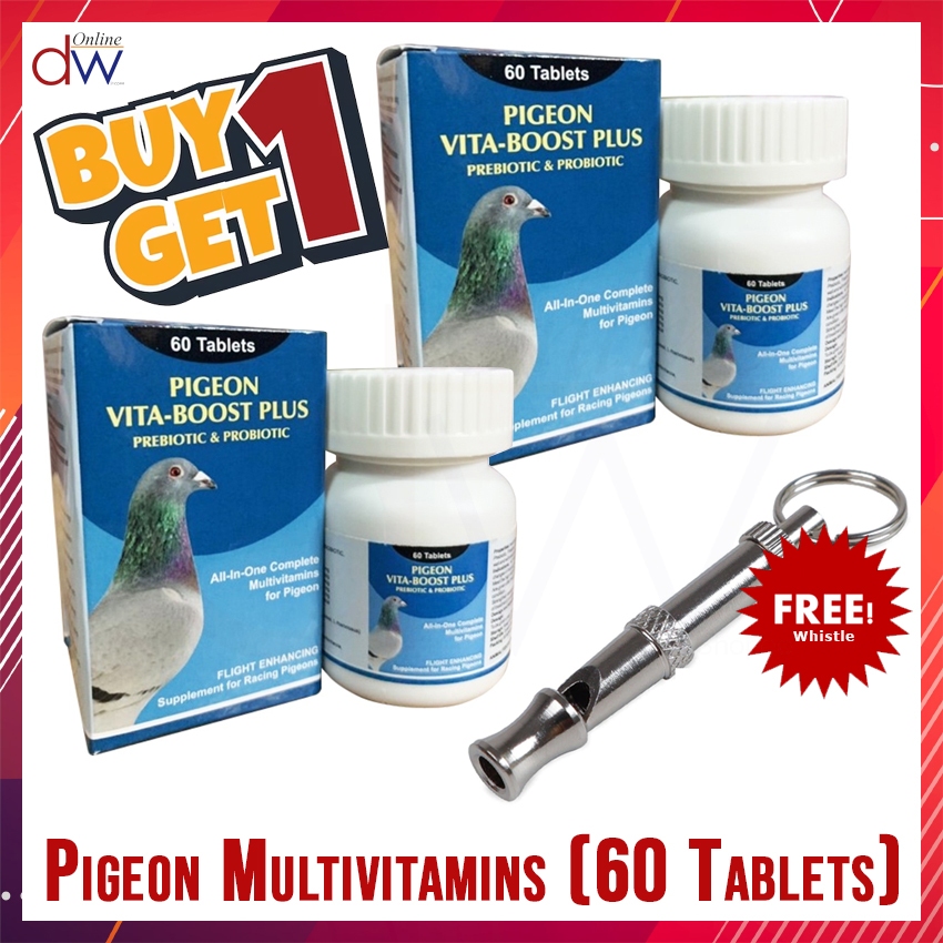 Pigeon Vita-Boost Plus Supplement Multivitamins for Racing Pigeon (60 ...
