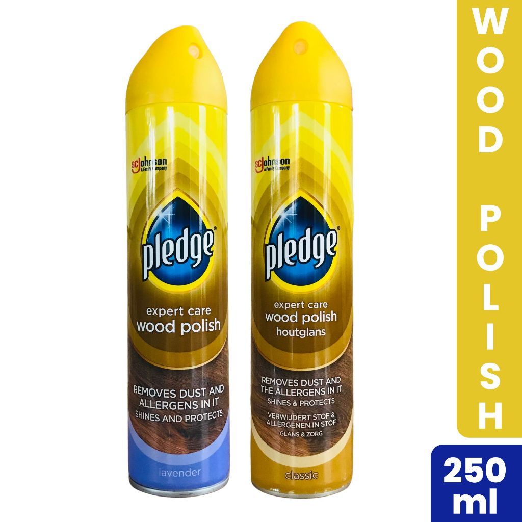 Pledge Expert Care Wood Polish 250 ml Classic & Lavender | Shopee ...