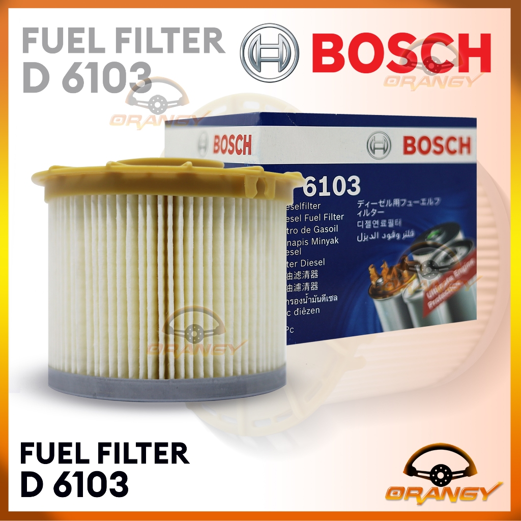 BOSCH Diesel Fuel Filter D6103 (RI103) for D-max 2.5 Diesel / 3.0 ...