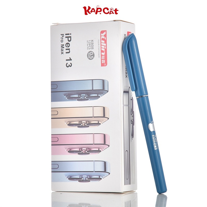 KAP.CAT YULIN K808 GEL PEN 12PCS SCHOOL SUPPLIES/GIVEAWAYS | Shopee ...
