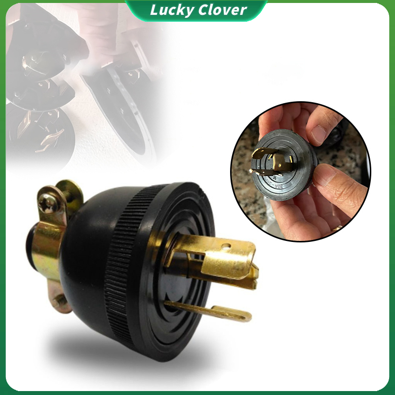 2KW Generator Plug 168f/170f GX160 Anti-off Three-pole Plug 30A AC 250V ...