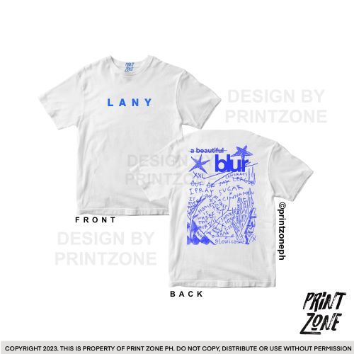 LANY SHIRT - A BEAUTIFUL BLUR ALBUM DOODLE BY PRINTZONEPH | Shopee ...