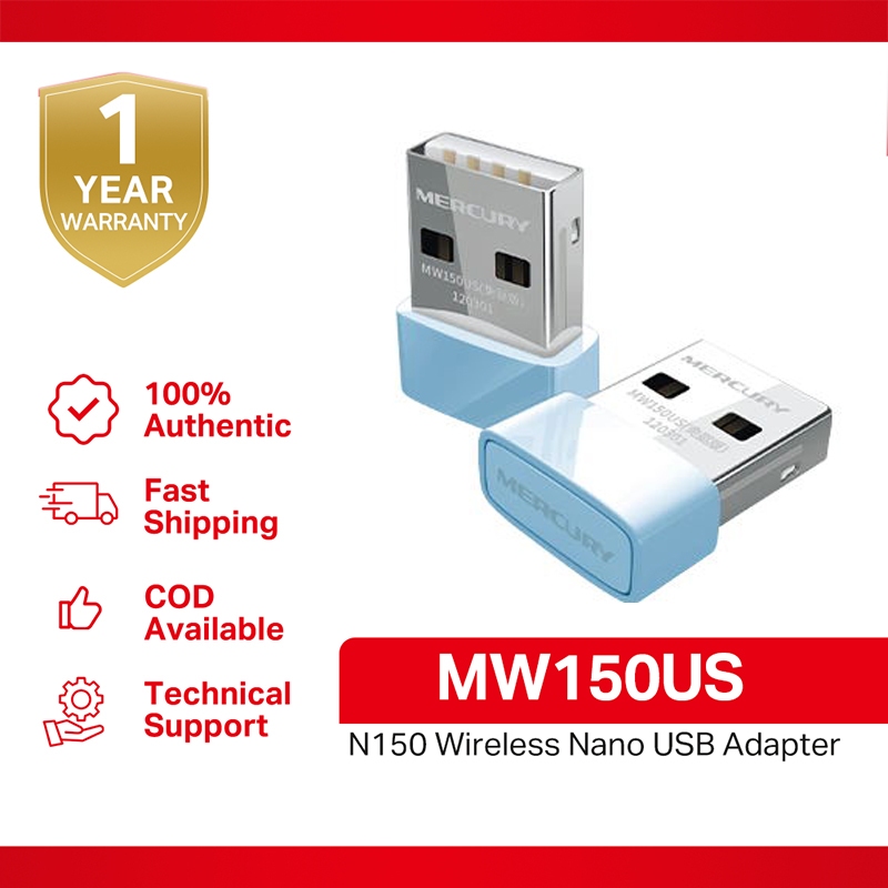 Ifashion MERCURY MW150US N150 Wireless Nano USB Adapter WiFi ...