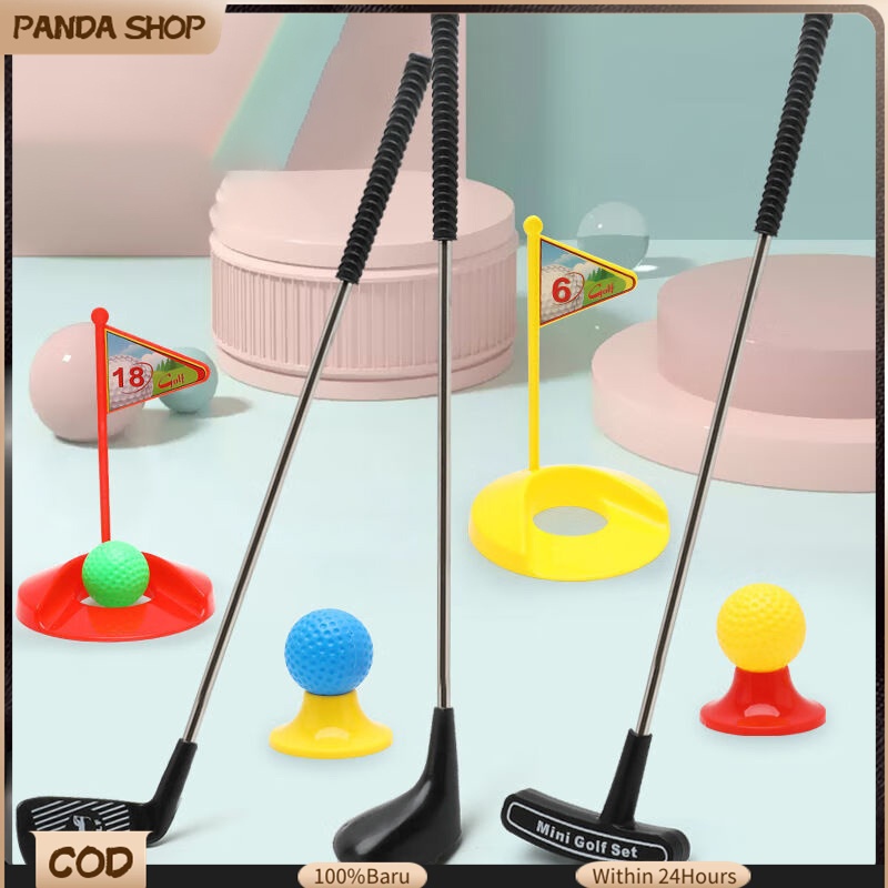 10pcs Kid's Toy Golf Clubs Set Outdoor Mini Golf Set Toddler Preschool ...