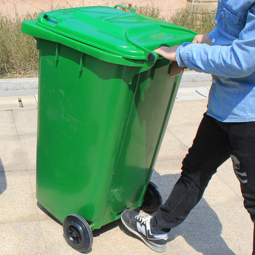 TRASH CAN 100L [6100] NIKKO TRASH BIN/BASURAHAN WITH WHEELS | Shopee ...