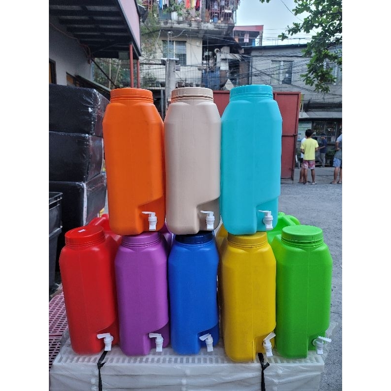 20Liters Mineral Water Container / Water Gallon PULL UP FAUCET | Shopee ...