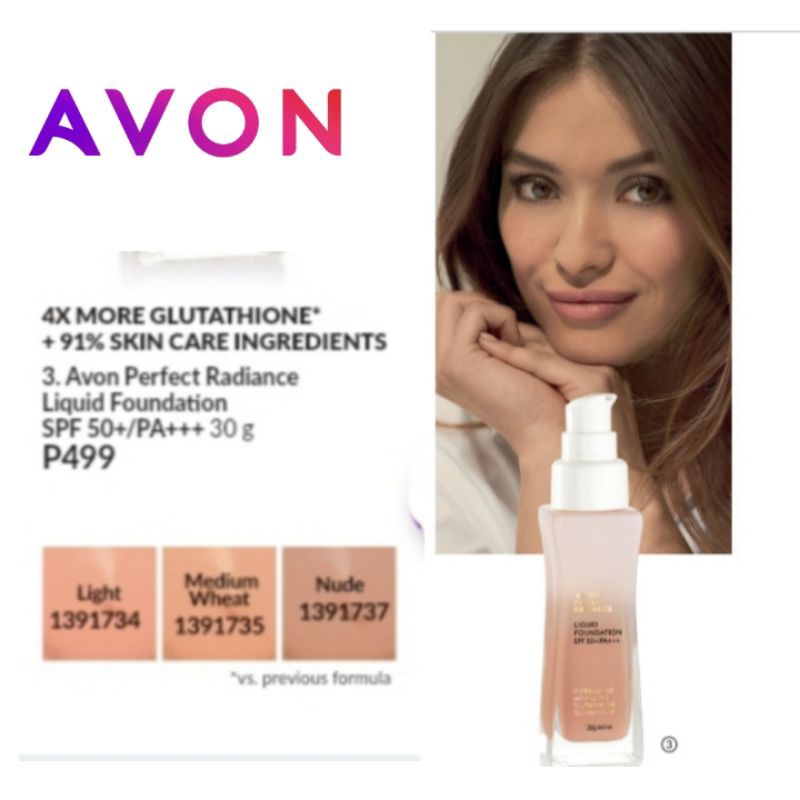 Avon Ultra Radiance Foundation SPF 50+/PA+++ 30g | Shopee Philippines