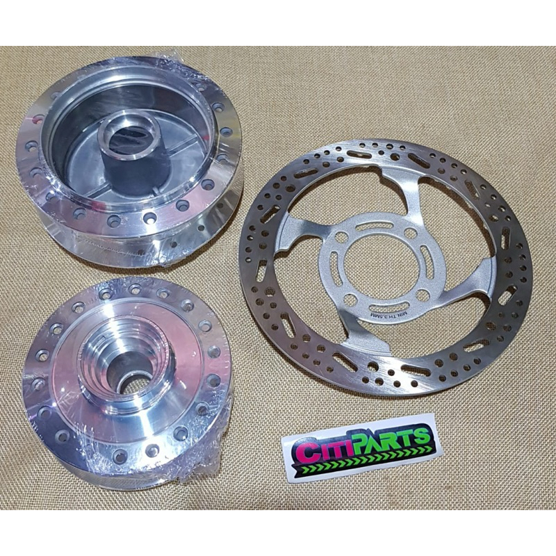 HUB SET XRM110 RS125 XRM125old w/ Lighten disc Bowl type 220mm - with ...