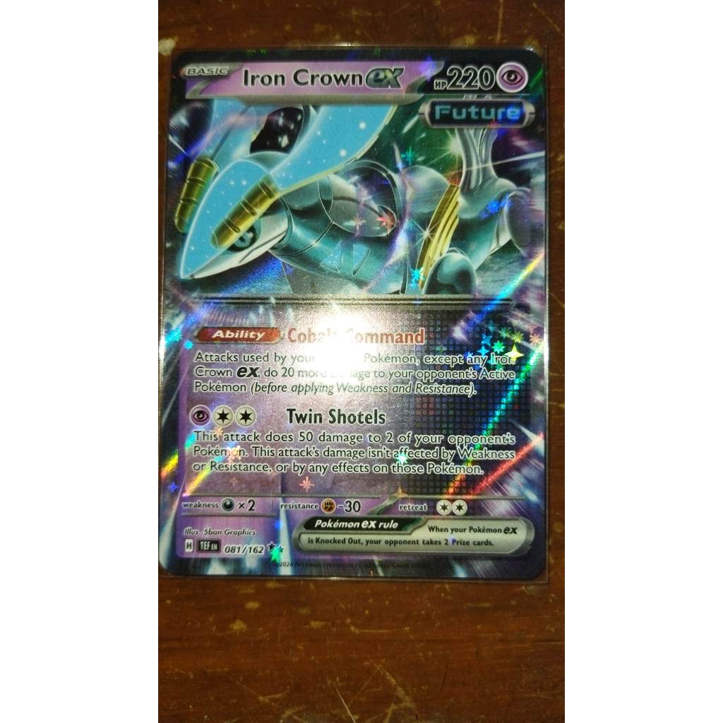 Iron Crown Ex 081/162 - Double Rare Pokemon TCG Temporal Forces TEF ...