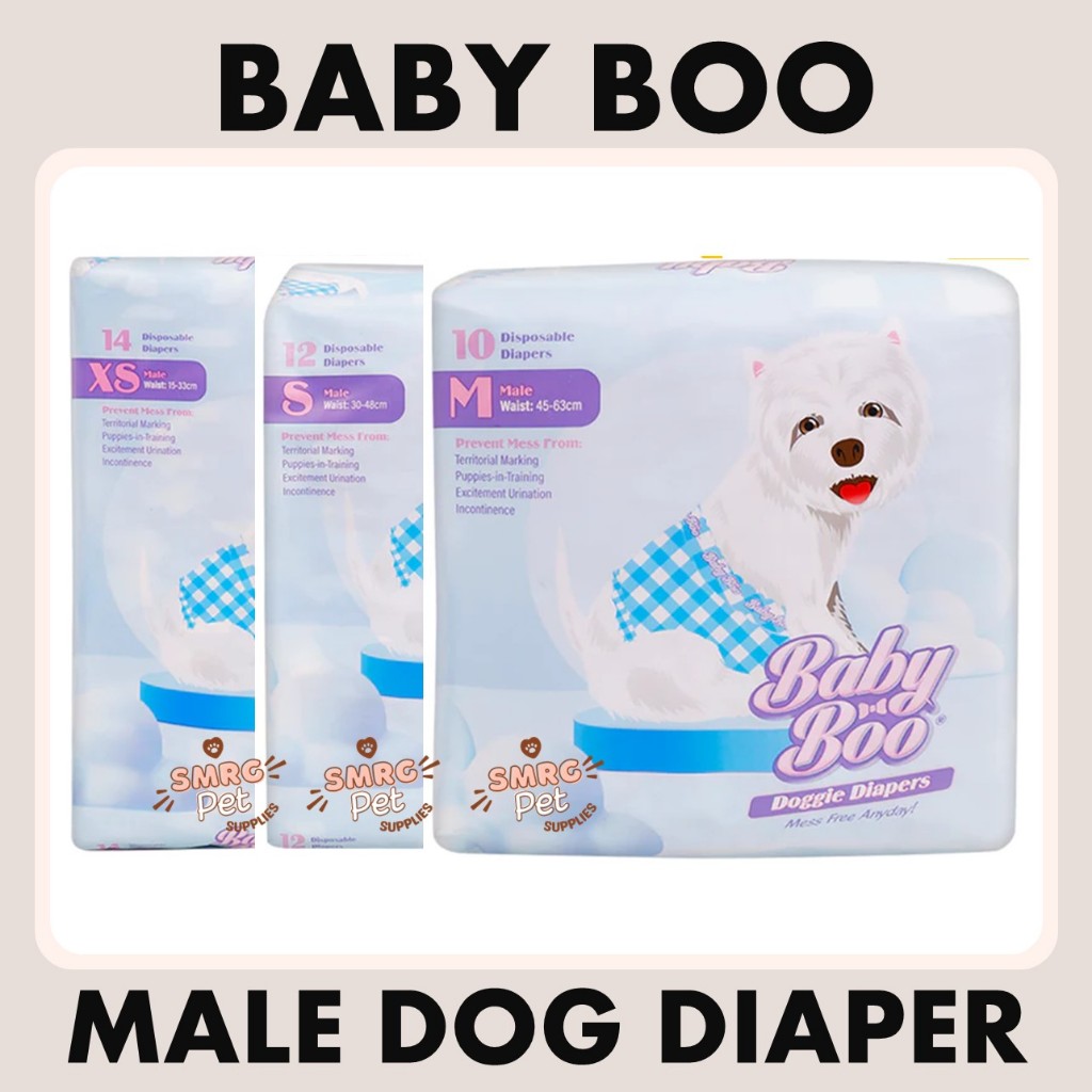 Baby Boo Male Wrap Disposable Diapers Training Pad Extra Small Medium ...