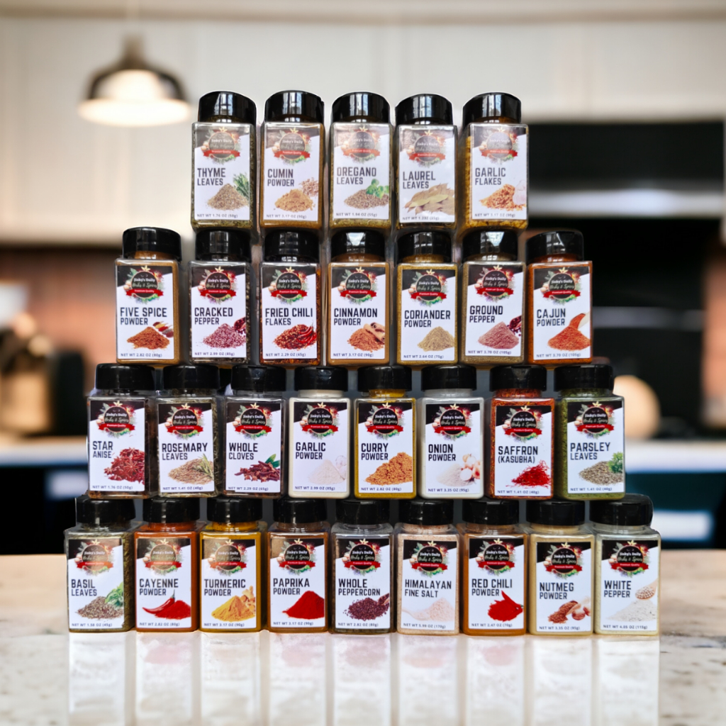 The Ultimate Bundle 29 PCS Set Premium Herbs & Spices by Jinky's Daily ...