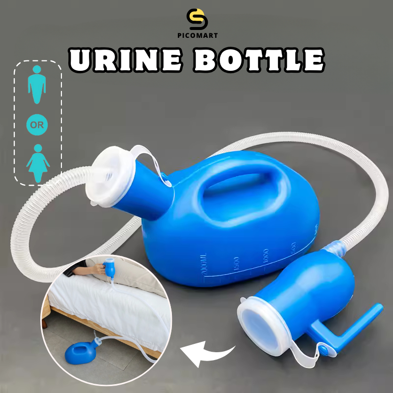 2000ML Male & Female Portable Urine Bottle Urinal Pee Urine Collector ...