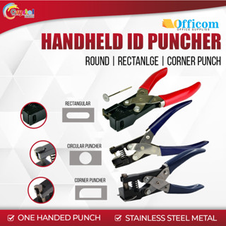 Officom ID Card Puncher Heavy Duty ( Round | Rectangle | Corner ) Hand ...