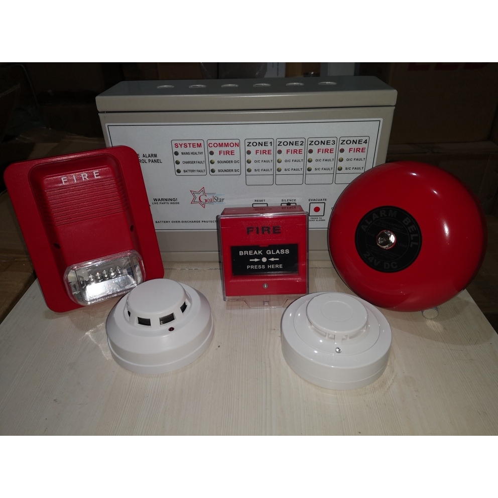 Conventional 24V Fire Alarm System Set (Set C) | Shopee Philippines