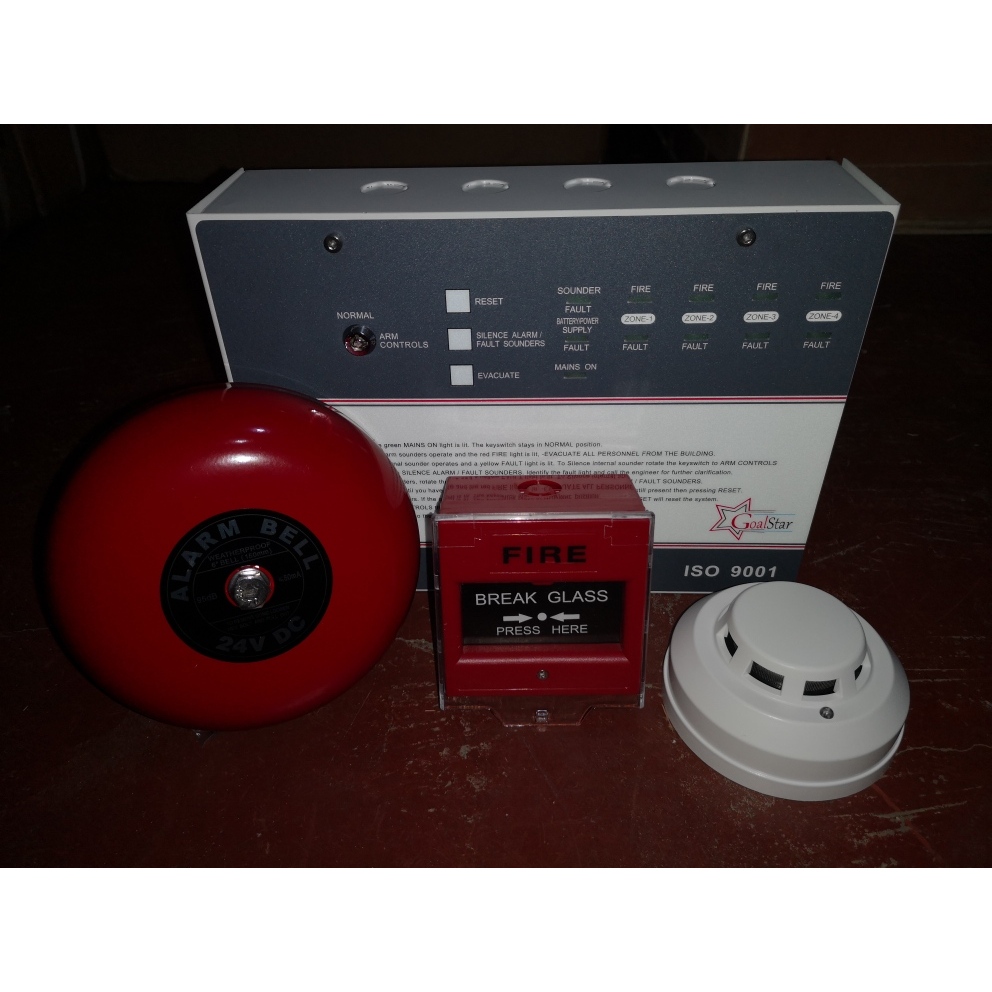 Conventional 24V Fire Alarm System Set (Set F) | Shopee Philippines