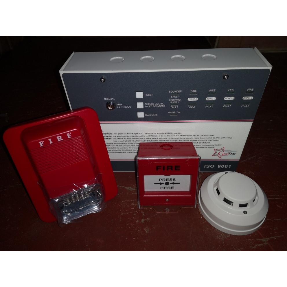 Conventional 24V Fire Alarm System Set (Set H) | Shopee Philippines