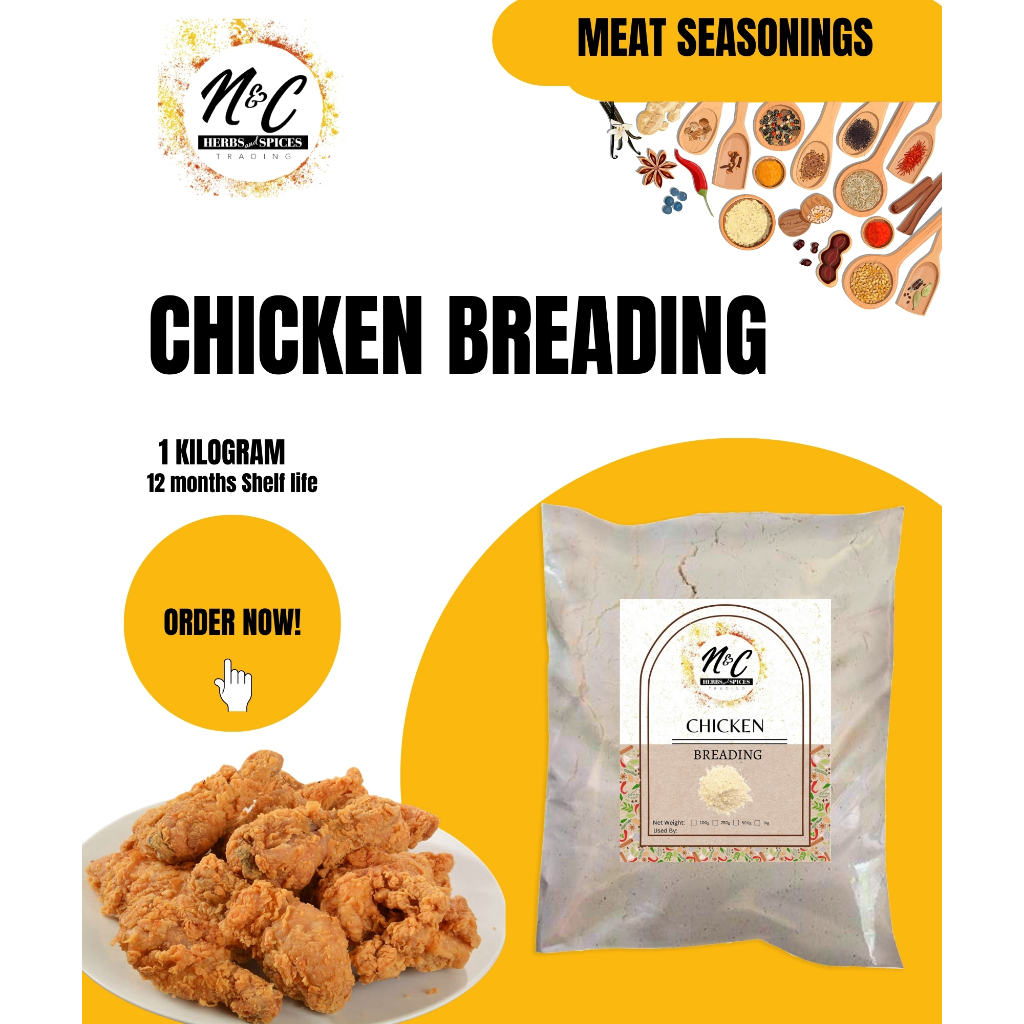 Chicken Breading Mix 100g 250g 500g 1kg Herbs & Spices | Shopee Philippines