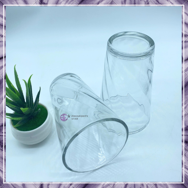 PROSPERITY STAR [1PC/6PCS] 480ML Swirl Glass Transparent Baso/Drinkware ...