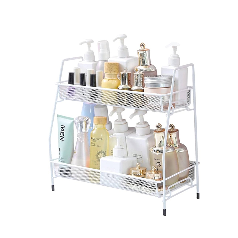 Multi-Functional Desktop Twin Layer Iron Separable Kitchen Spice Rack ...