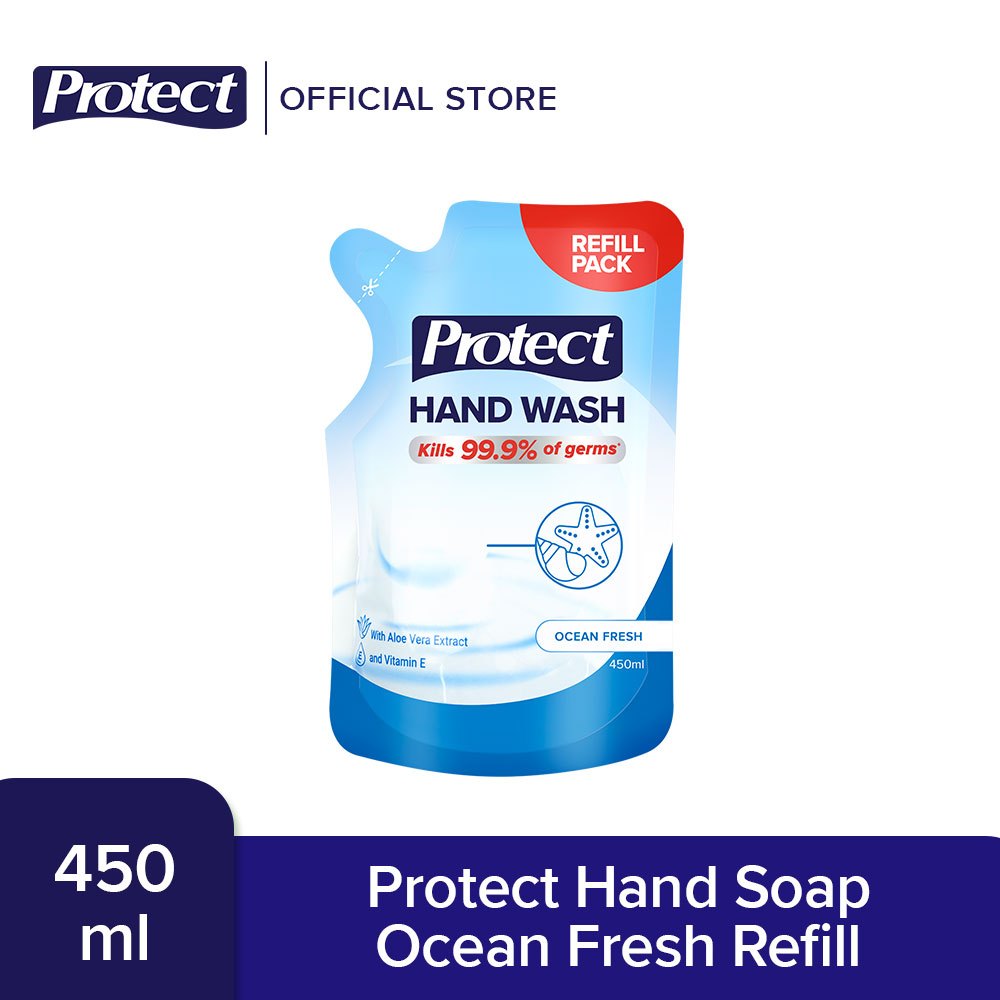 Protect Hand Soap (Ocean Fresh) Refill 450ml - Clearance | Shopee ...