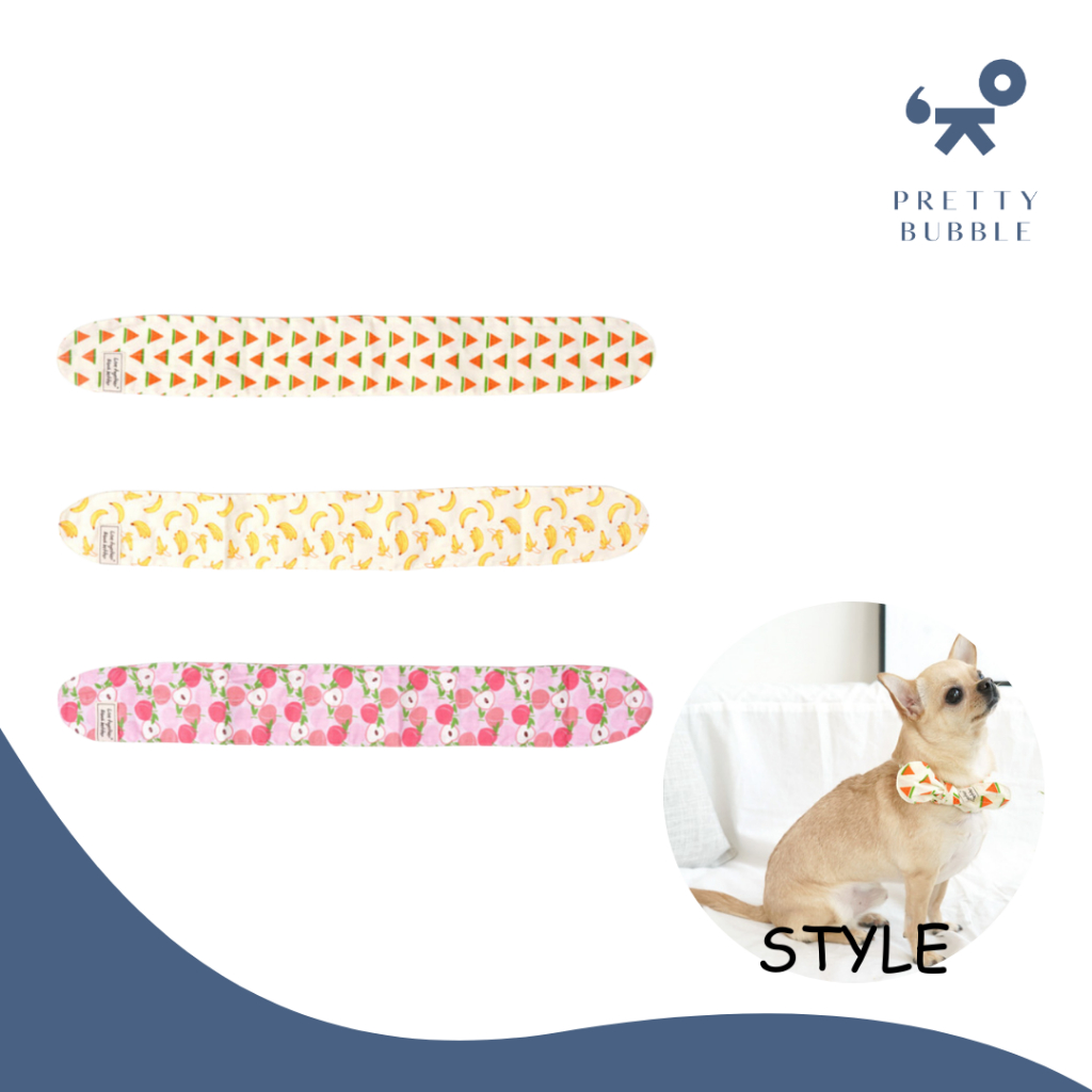 [Pretty Bubble Dog] Parisdog Tropical Muffler / Scarf for dogs and cats ...