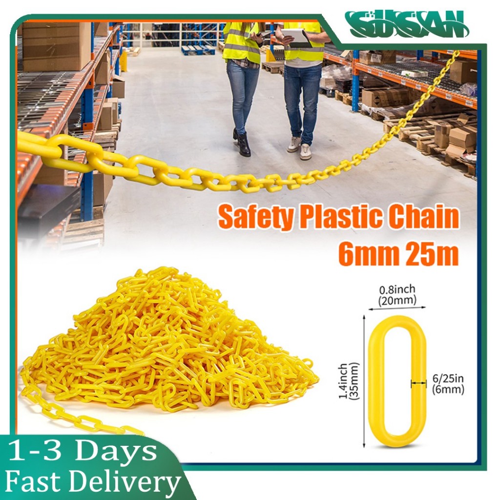 Safety Plastic Chain 6MM 25M F-01 | Shopee Philippines