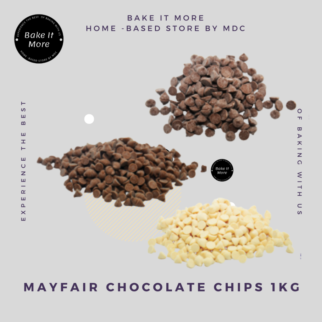 Mayfair Semisweet and White Chocolate Chips 1kg | Shopee Philippines