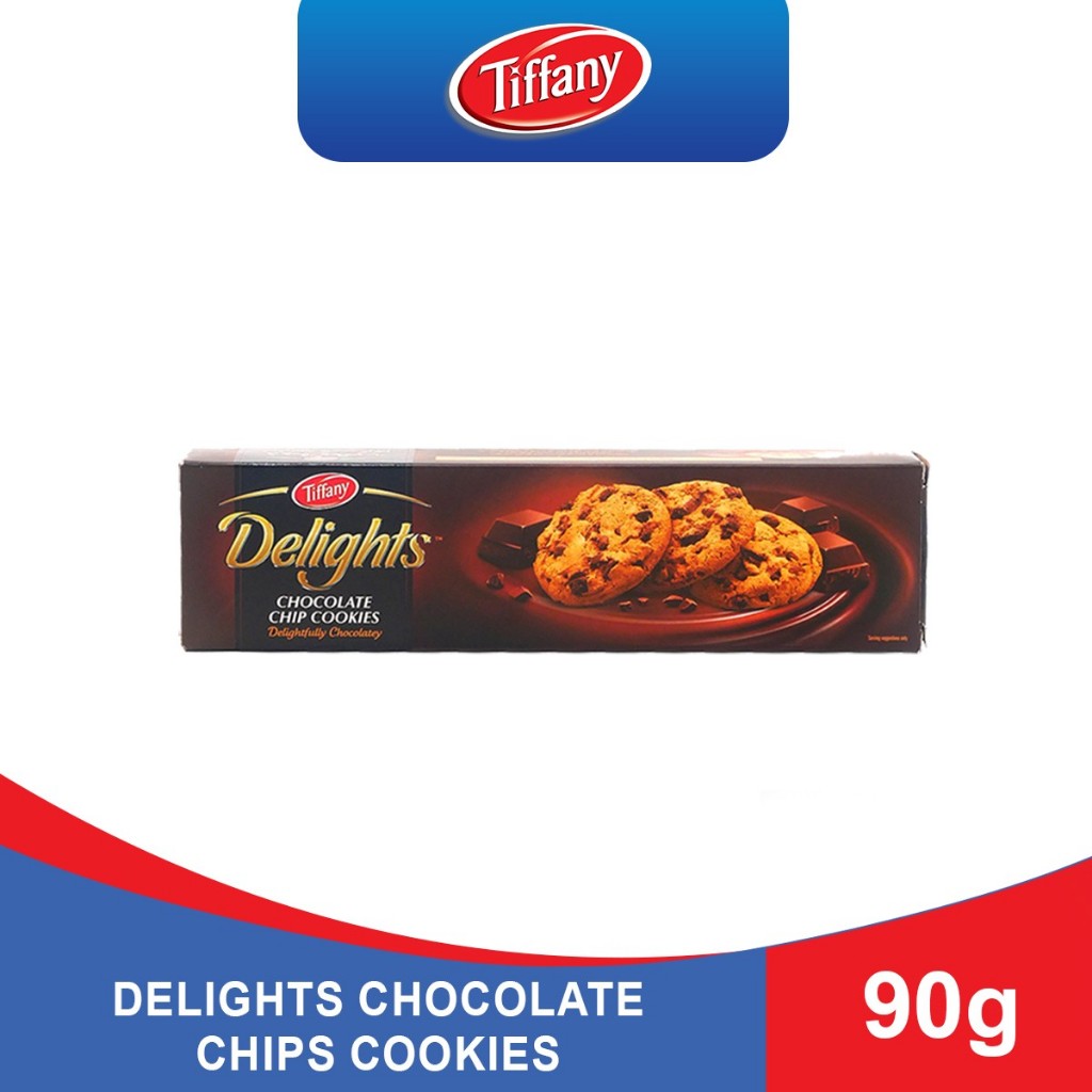 TIFFANY Delights Chocolate Chips Cookies 90g | Shopee Philippines