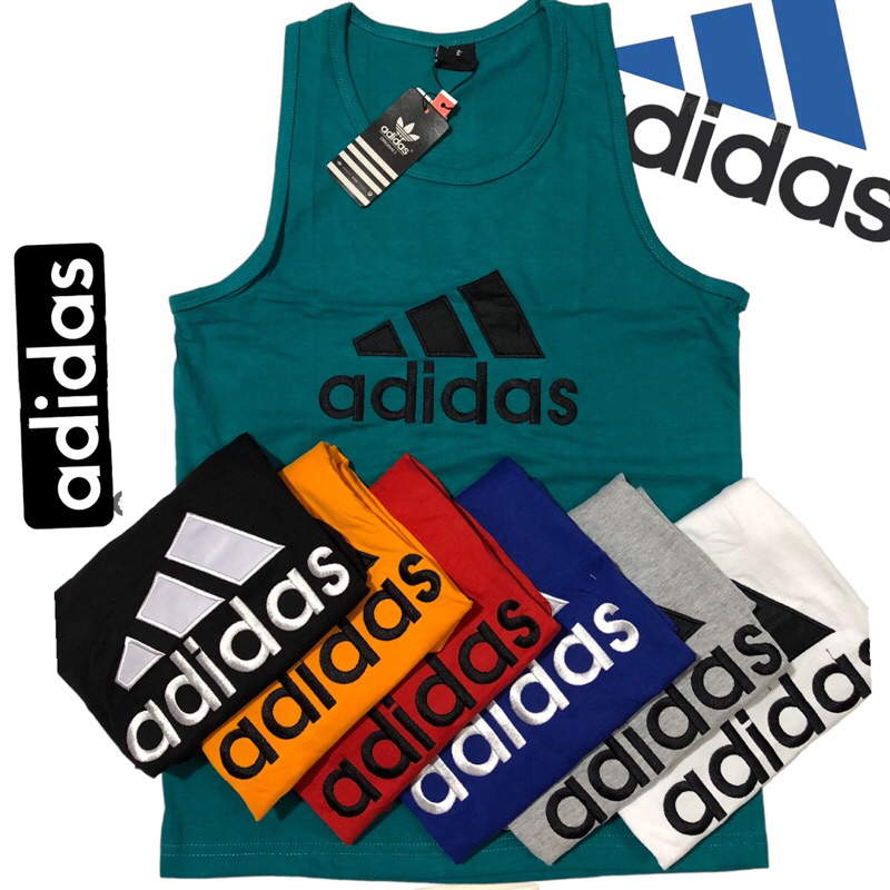 (10B) ADIDAS SANDO FOR MEN OVERRUN (EMBROID print) | Shopee Philippines