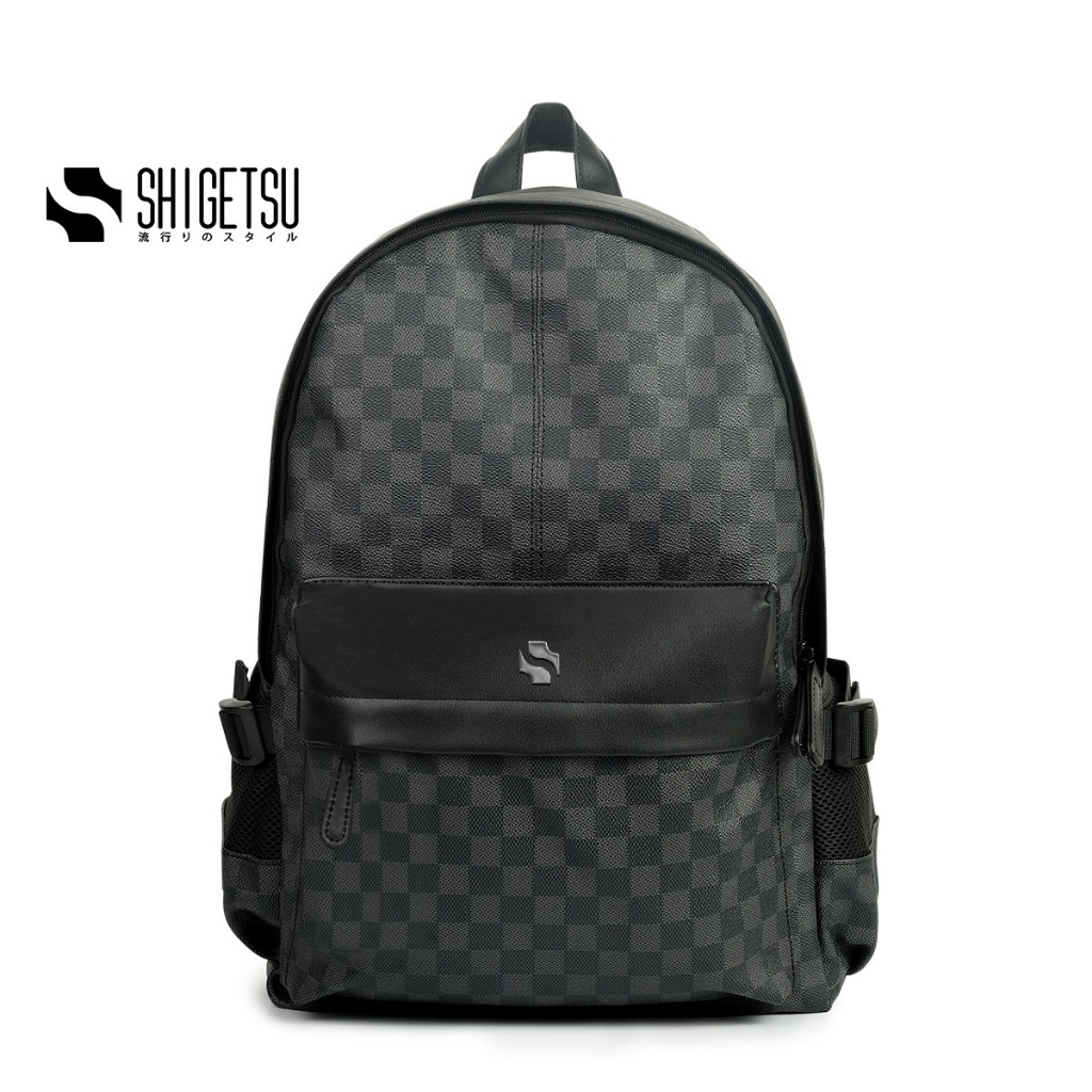 Shigetsu Leather Backpack Collection for Men Bag for School | Shopee ...