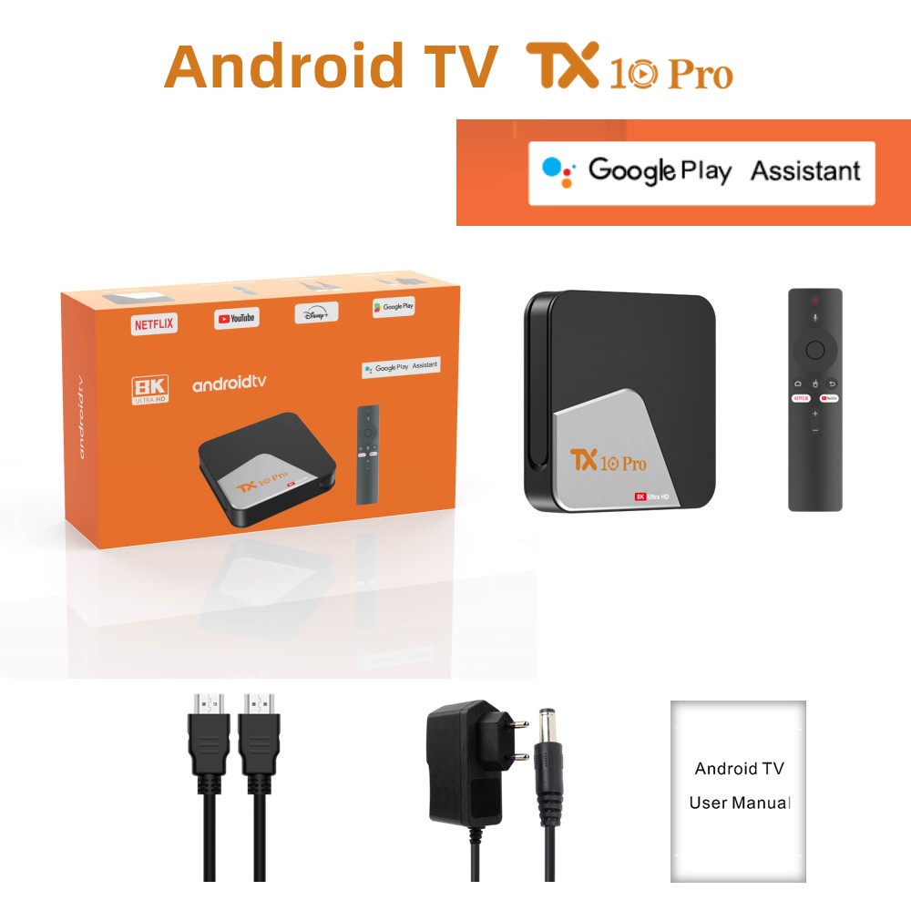 M98 Pro 2+16GB Smart TV Box BT5.0 ATV Voice Remote 4K HD Android 10 5G ...