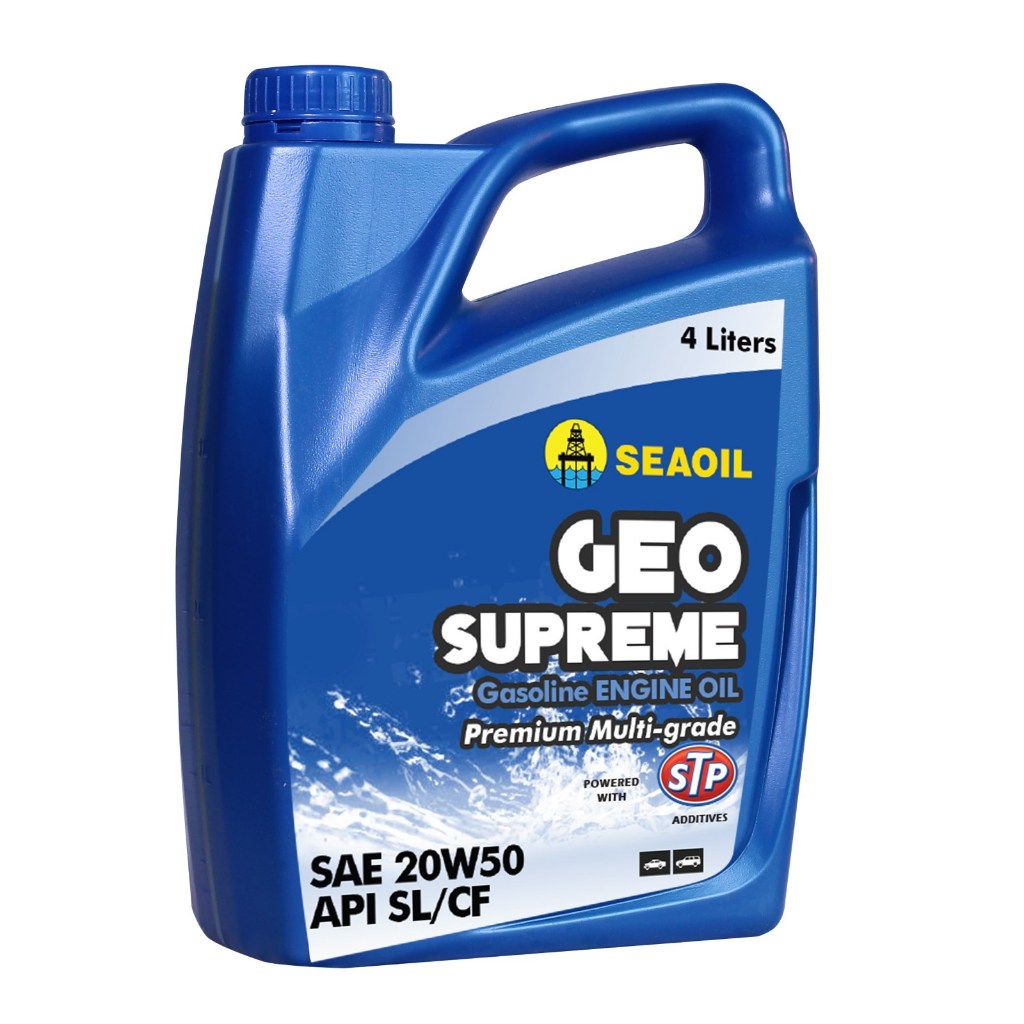 SEAOIL GEO Supreme w/ STP Engine Oil (1 L, 4 L) | Shopee Philippines
