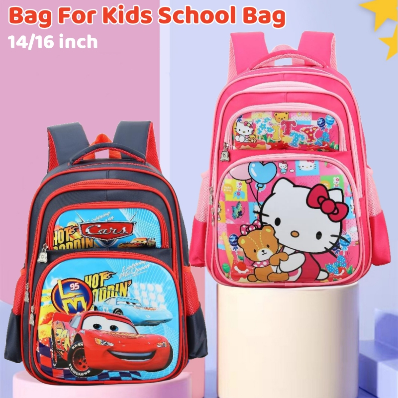 16inch Bagpack for Kids Backpack Bag Waterproof 4 zip Cute Backpack for ...