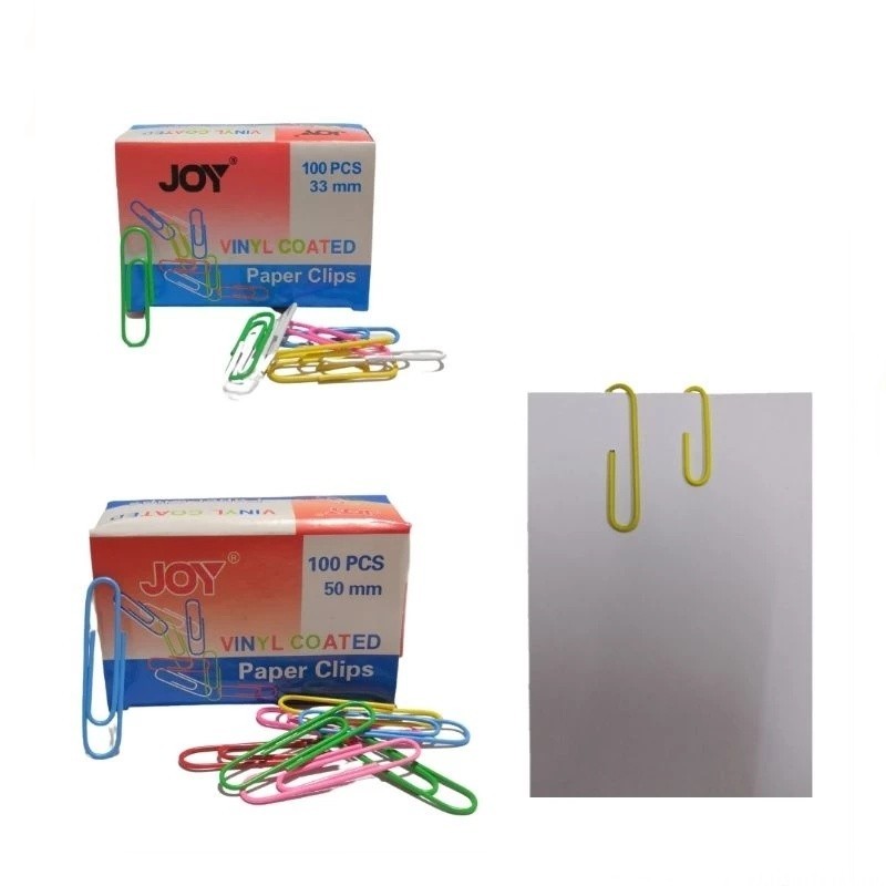 Joy paper clips vinyl coatea and nickel / 33mm / 50mm | Shopee Philippines