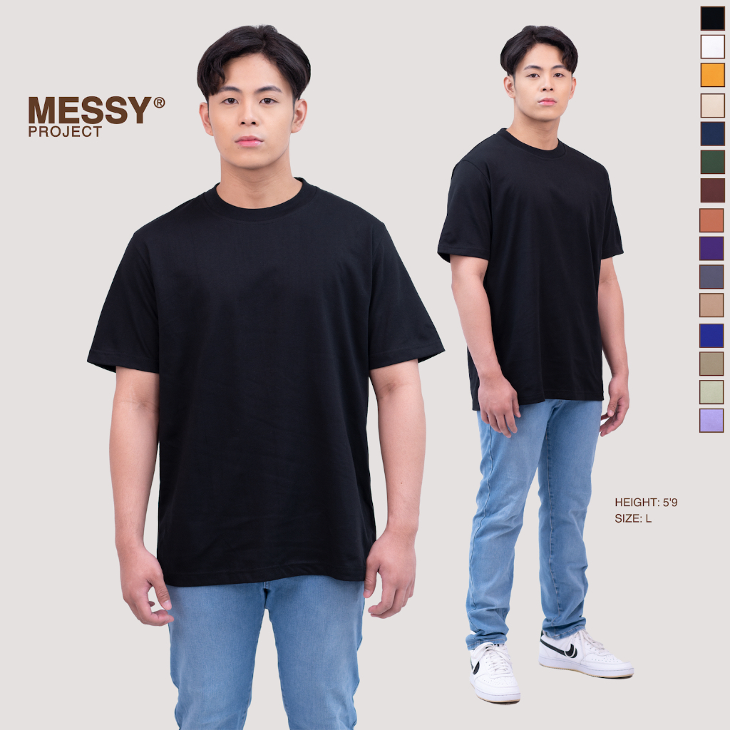 MESSY Plain Pro club Inspired Shirt | Shopee Philippines