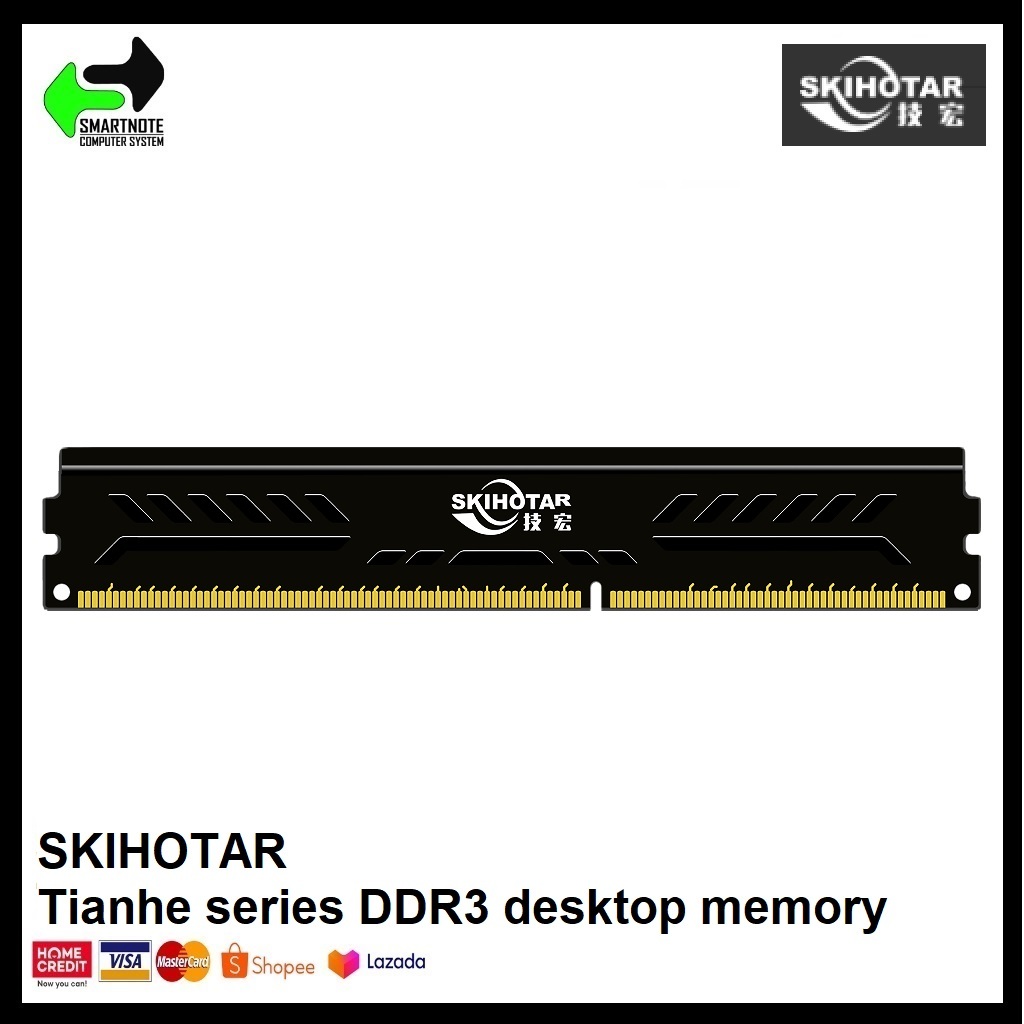 SKIHOTAR DDR3 1600MHz 4GB/8GB PC RAM COMPUTER DESKTOP CPU | Shopee ...