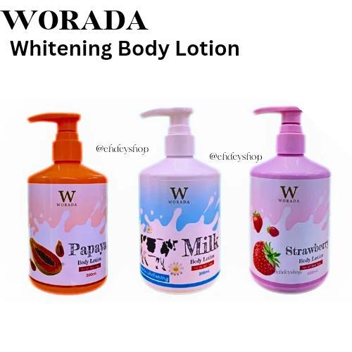 Worada Milk Strawberry Papaya Body Lotion 300ml Shopee Philippines