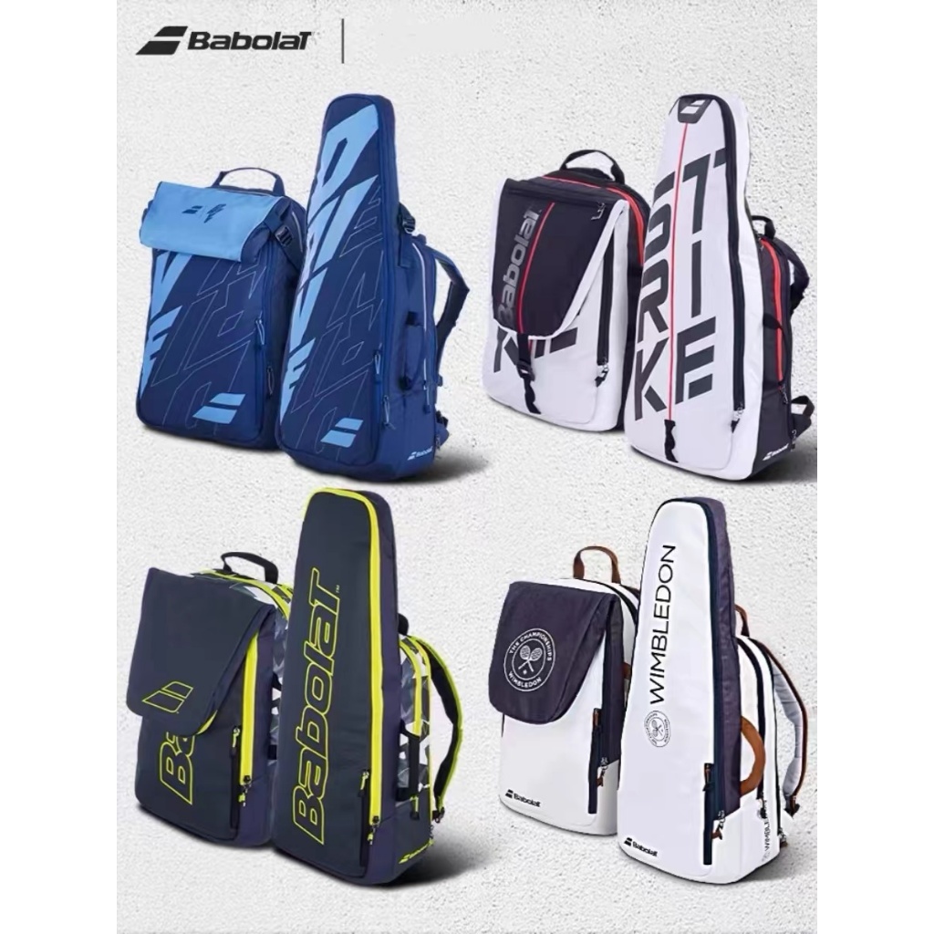 Babolat Wimbledon Tennis Backpack Badminton Sports Large Capacity ...