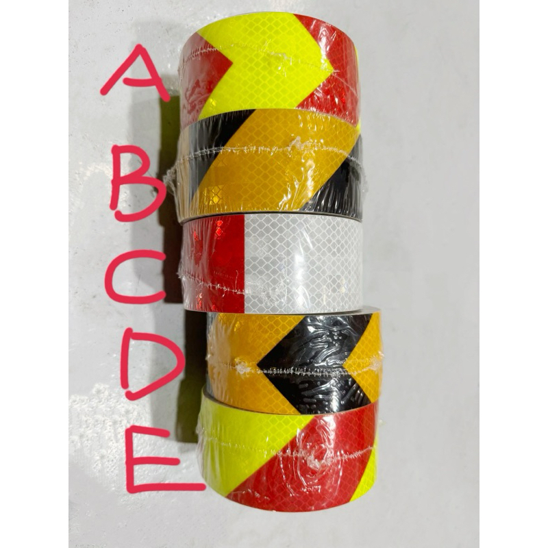 （COD）5cm*10M Reflective Tape Car Motor Warning Reflector Sticker Decals ...