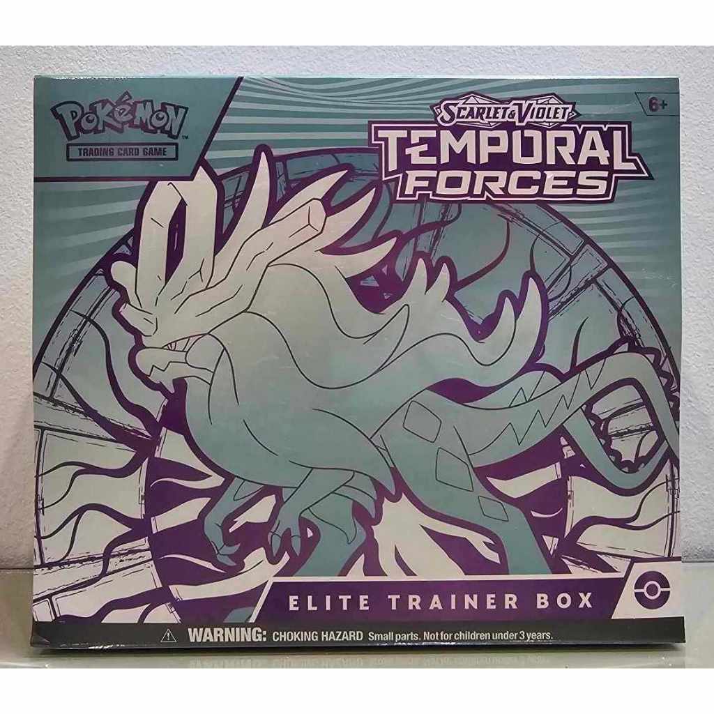 Pokemon TCG Scarlet & Violet Temporal Forces Elite Trainer Box | Shopee ...