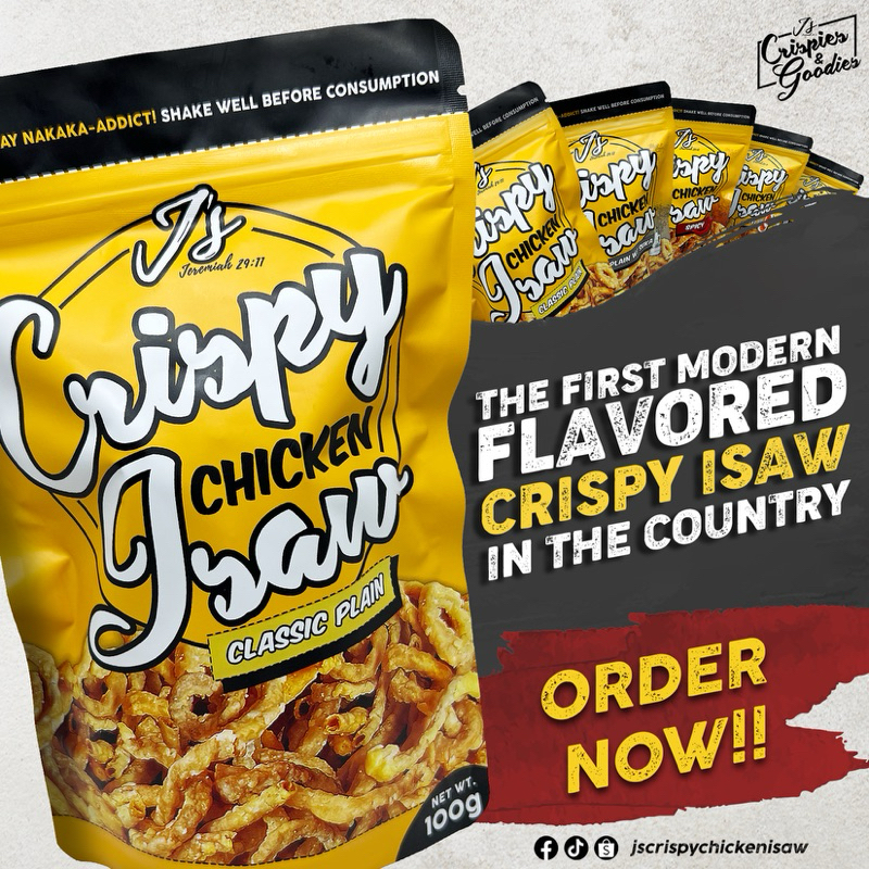 J's Crispy Chicken Isaw 100g | Shopee Philippines