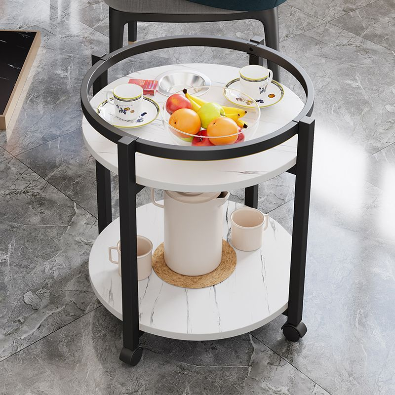 Tea table Double deck tea stand mahjong table several tea table light ...