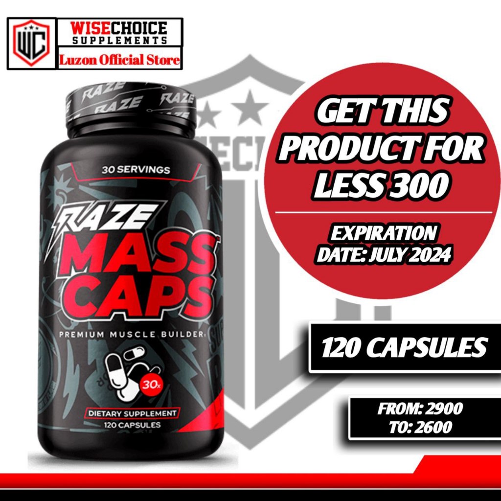 REPP SPORTS RAZE MASS CAPS 120 CAPSULES (DISCOUNTED LESS 300 ...